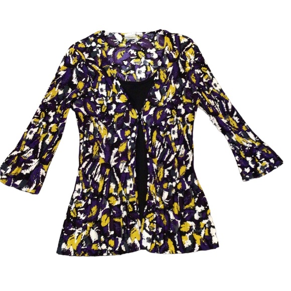 Fred David | Tops | Fred David Stretch Womens Accordion Pleated ...